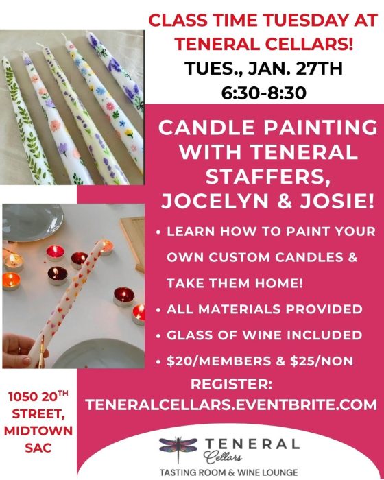 Candle Painting Class - Downtown Sacramento Partnership